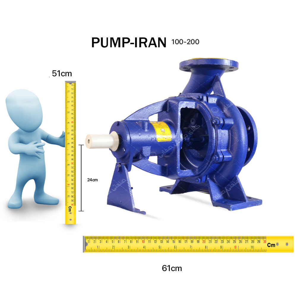 پمپ گریز از مرکز دهانه 100 |پمپیران |کاتالوگ و قیمت پمپ سانتریفیوژ پمپیران| پمپ حلزونی